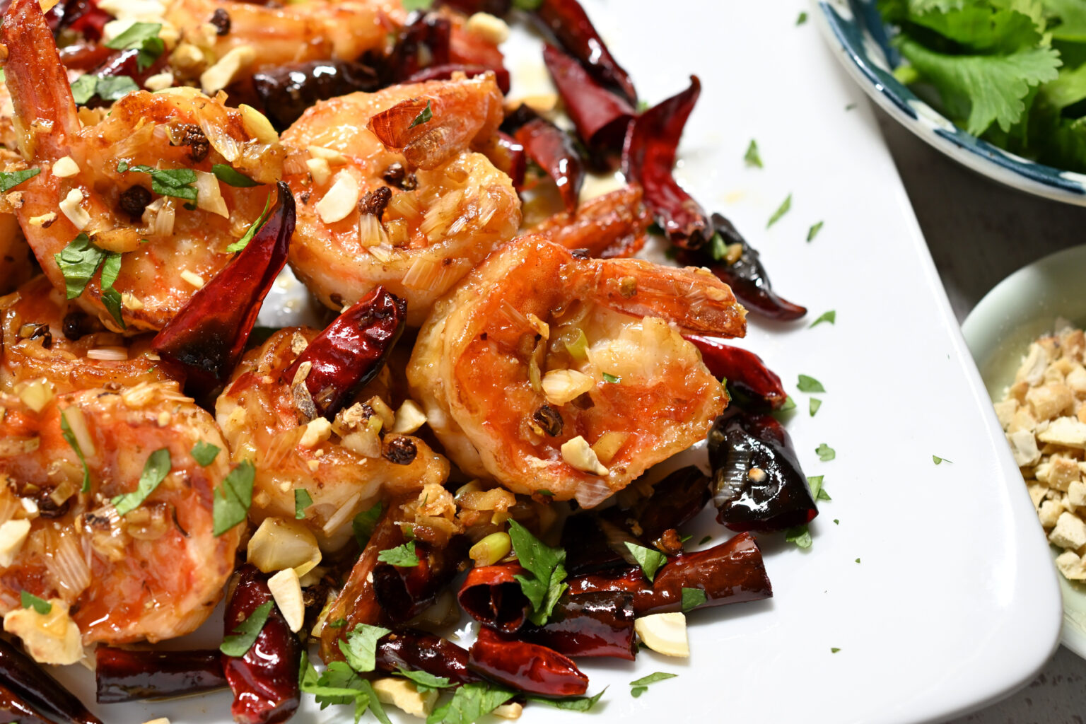 麻辣四川風エビの唐辛子炒め Koi-Chef Blog