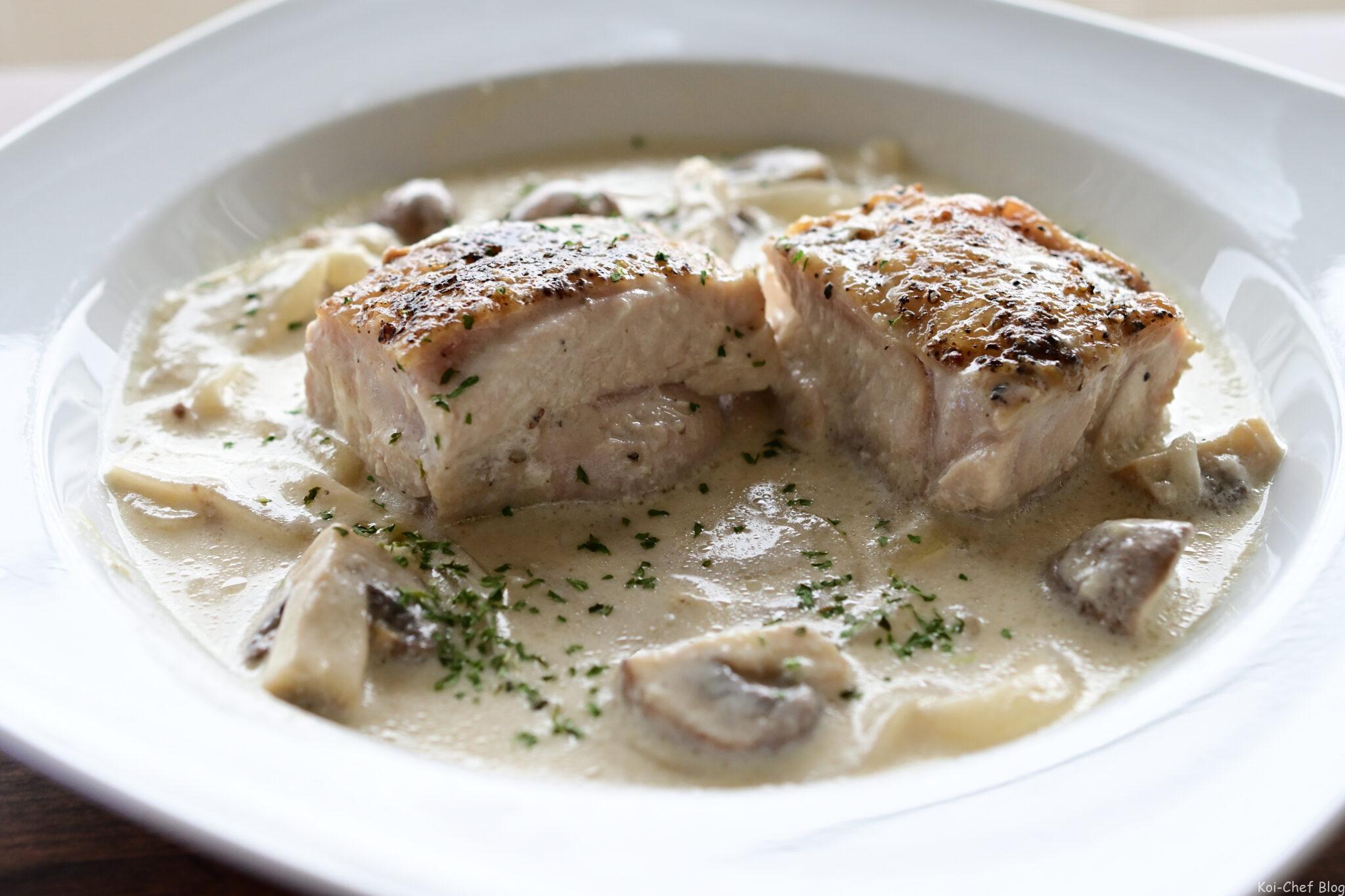 鶏肉の旨味を上品に味わう！「チキンフリカッセ」 Koi-Chef Blog